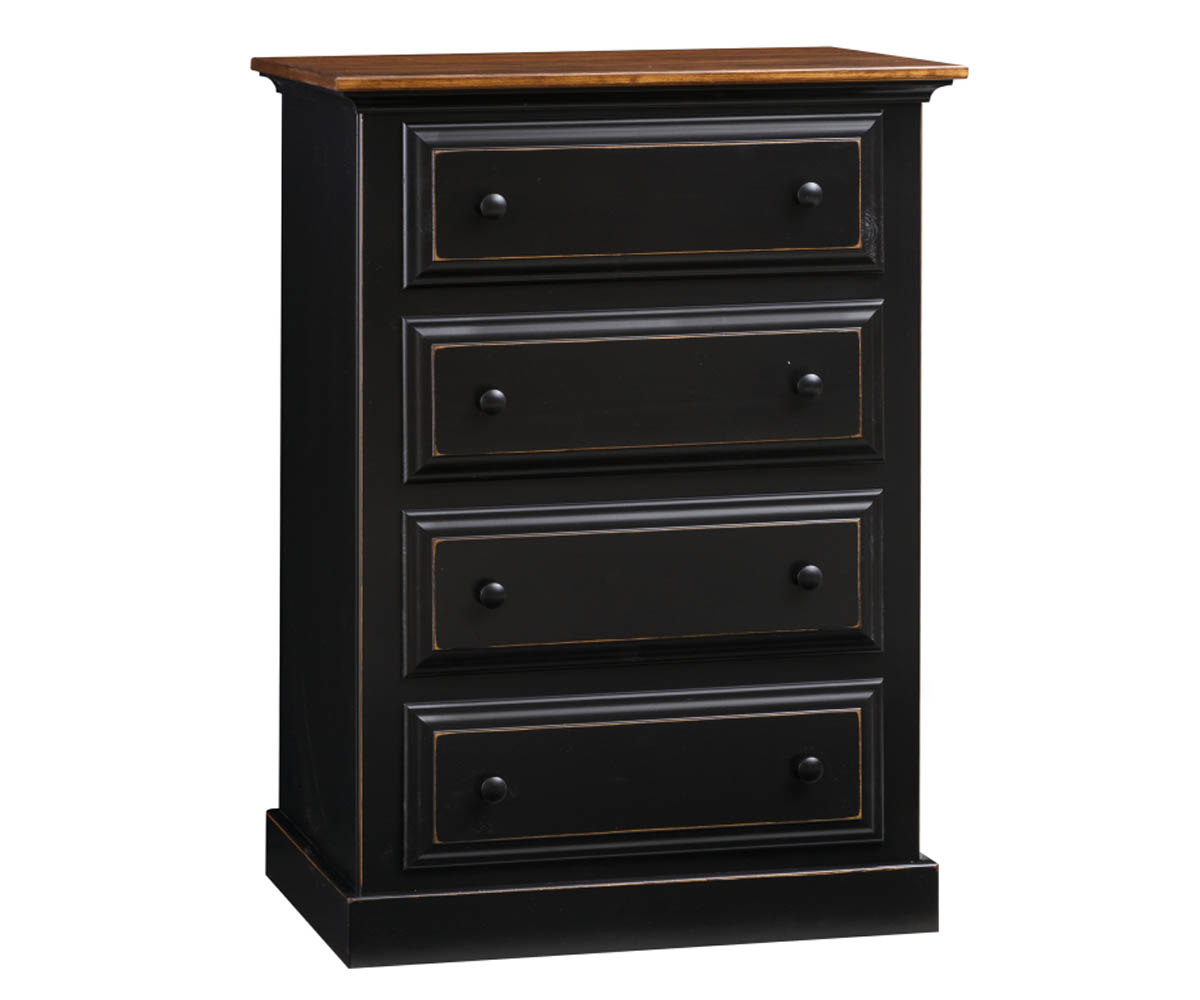 Classic Bedroom 4-Drawer Chest of Drawers | Memory Lane Furniture