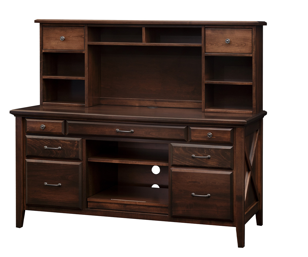 Newport Large Hutch and Credenza | Memory Lane Furniture
